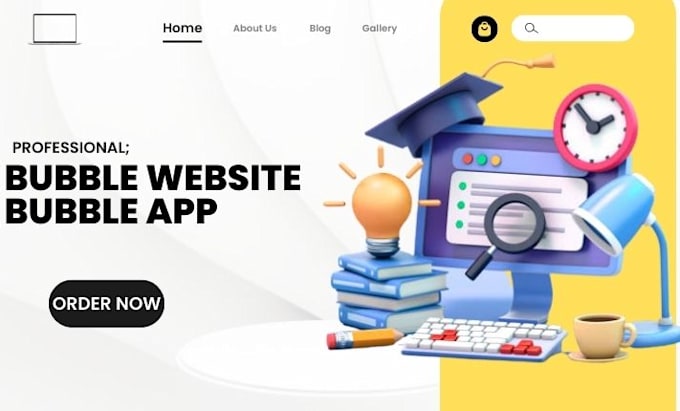 Develop your bubble website, app, bubble io, bubble app by Devbliss30 | Fiverr