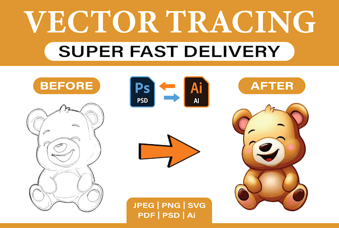 Convert image to vector, vector tracing, vectorize logo by Abubakar5517 | Fiverr