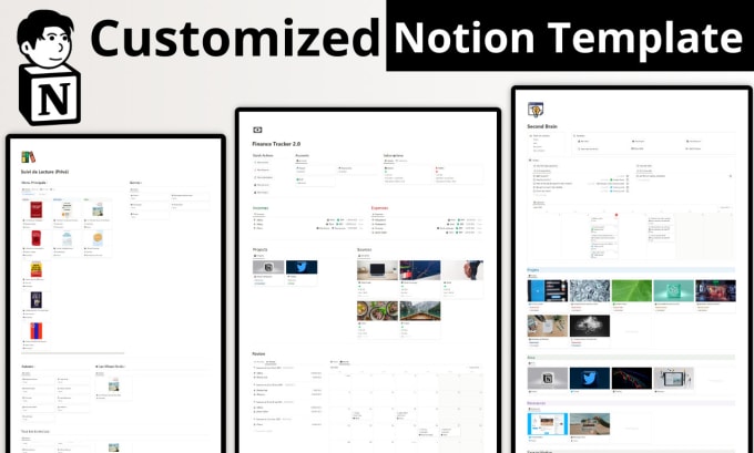 Build An Aesthetic Customized Notion Template By Notionova Fiverr