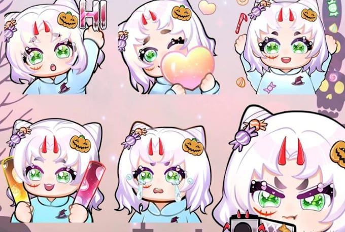 Make kick and twitch emote badge and animated logo and emote by Mic_ha ...