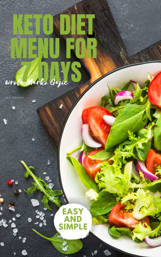 Keto Diet Menu For 7 Days With Simple Tips By Markogajic1 Fiverr