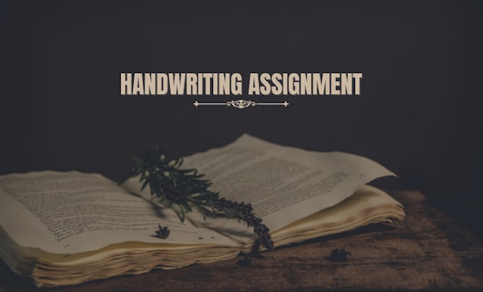 Do masterful handwriting for your assignment and word press by ...