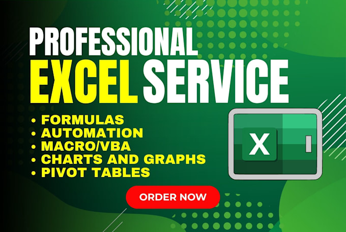 Provide best service in excel formulas, macro, and vba by Joshuaronk | Fiverr