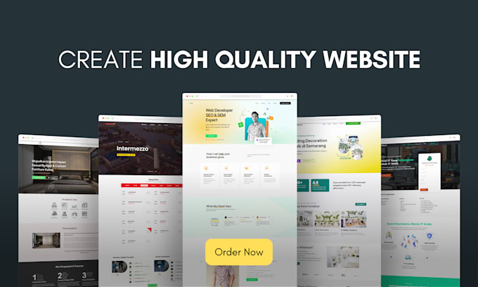 Create company profile website seo friendly high conversion by ...