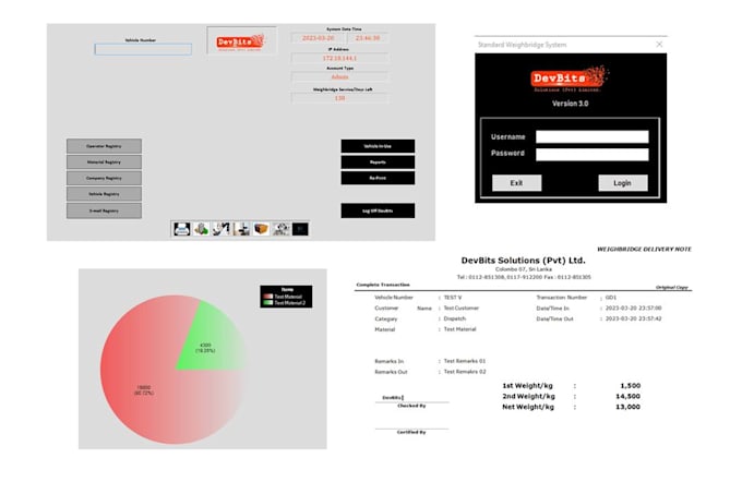 Develop efficient weighbridge software by Dev_bits | Fiverr