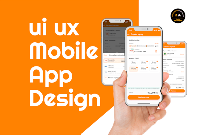 Do creative mobile app design in figma by Za_innovation | Fiverr
