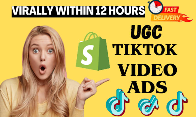 Dropshipping ugc tiktok ads shopify tiktok video ads manager tiktok marketing by Foramelia | Fiverr