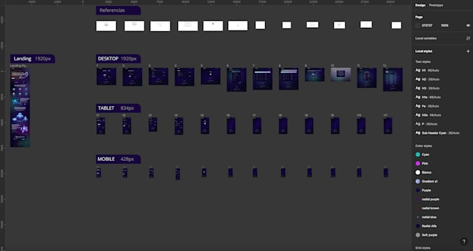Create responsive and eye catching web designs in figma by Renatopuente ...