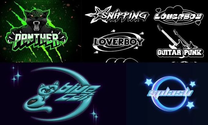 Design a custom y2k logo for your brand by Pro3mds | Fiverr