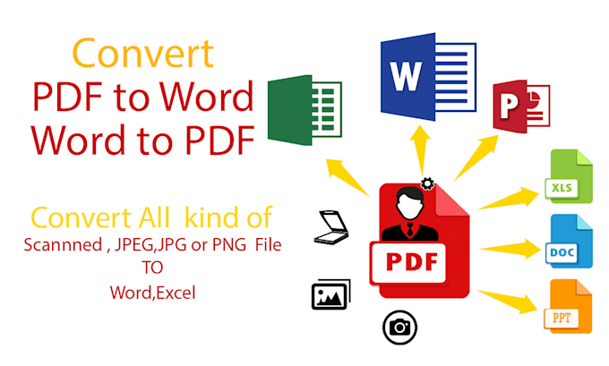 Convert your pdf to ms word or excel by Sajibsingha | Fiverr