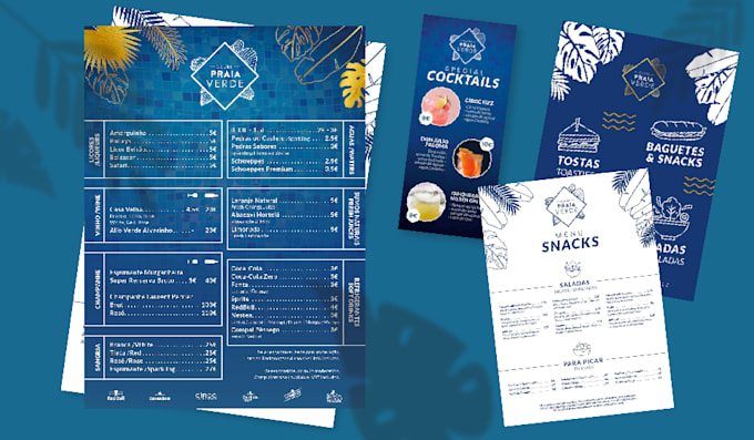 Design a beautiful menu for your restaurant by Mariaalves417 | Fiverr