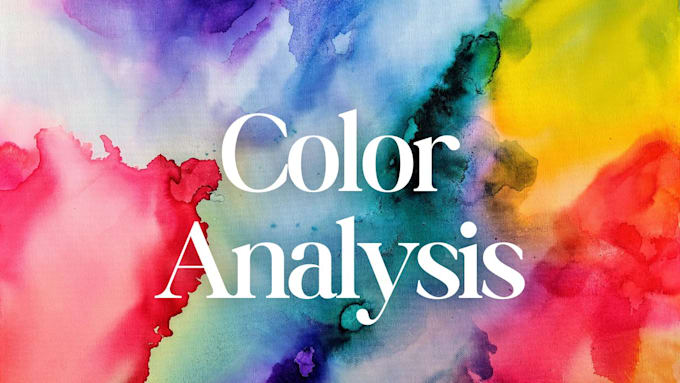 Create a professional color palette and color analysis for brand and ...