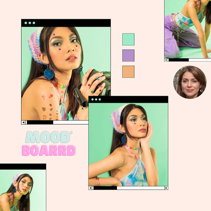 Make Mood Board Template Fashion By Wordowingz Fiverr