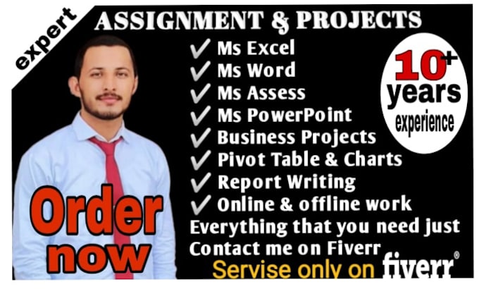 Do urgent excel assessment, assignment, ms word and powerpoint projects ... Do urgent excel assessment, assignment, ms word and powerpoint projects ...