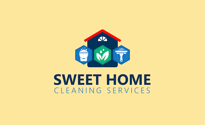 Design professional cleaning service logo for you by Newtonlogo01 | Fiverr