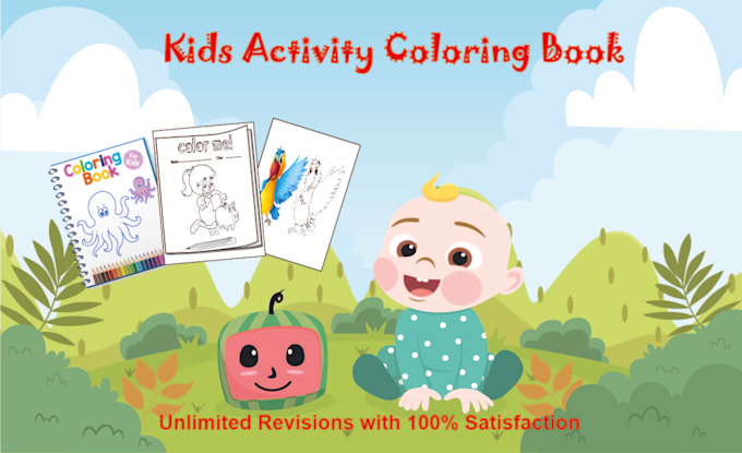 Design coloring activity pages for kids by Amna_creativity | Fiverr