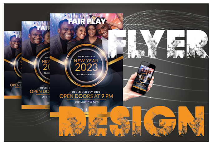 Design the perfect flyer for a party, event or company by ...