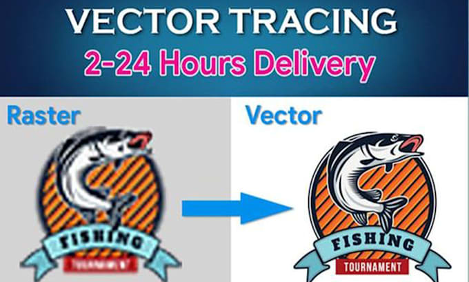 Manually vector tracing, redraw logo or business card, graphic design ...