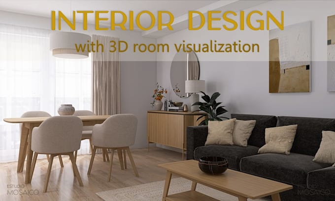Design a stunning single room with 3d visualization by Estudio_mosaico ...