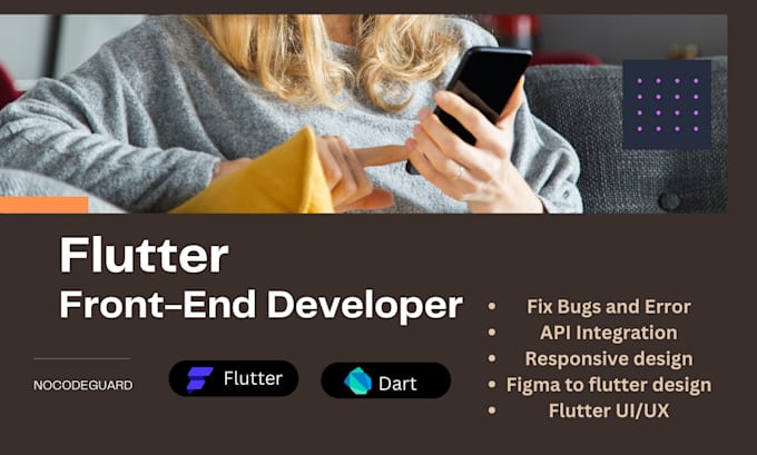 Design front end ui for android and ios in flutter, reskin flutter app ...