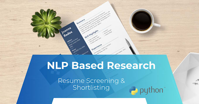 Do automated resume reviewing research using nlp with ner by Deshan_kk | Fiverr