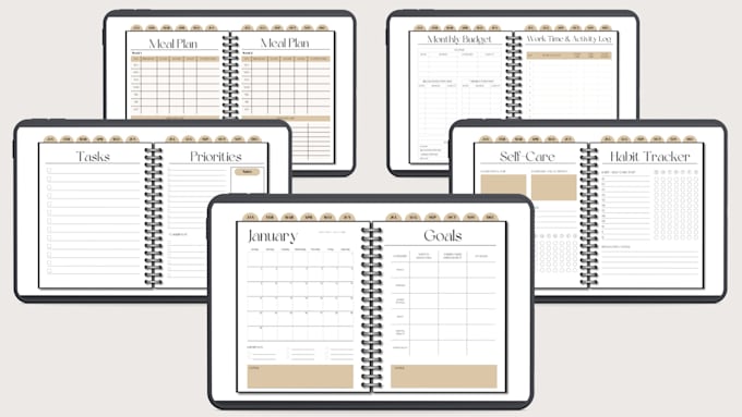 Create premium custom digital planners, journals, calendars and quality ...