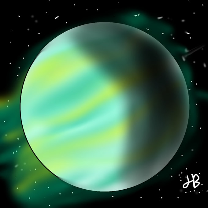 Create a custom digital planet message me before ordering by ...