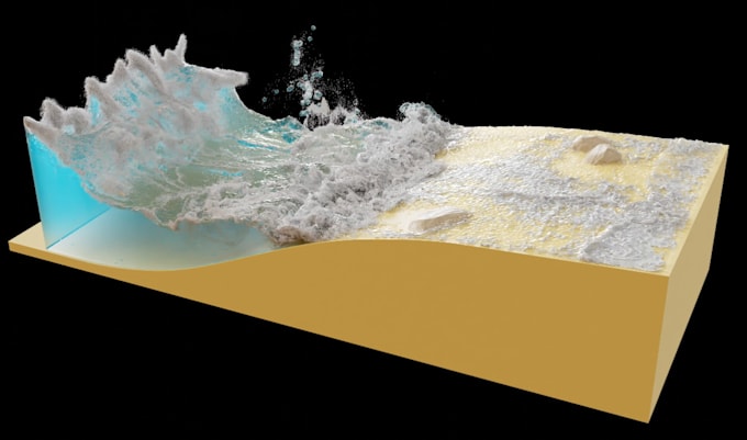 For you custom fluid simulation in blender by Nandukyt | Fiverr