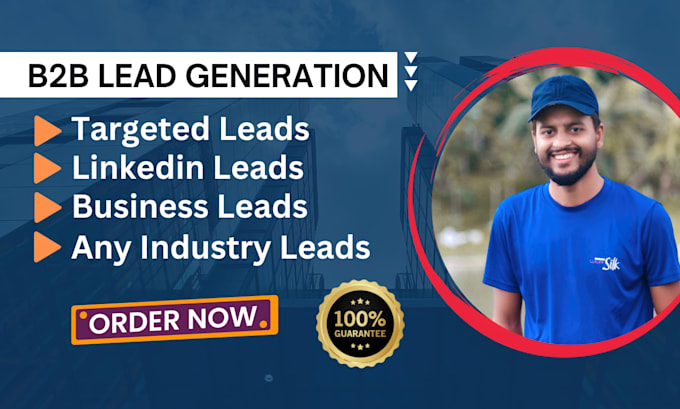 Do b2b lead generation, business leads, and prospect list building by Lead_gen_xpert | Fiverr
