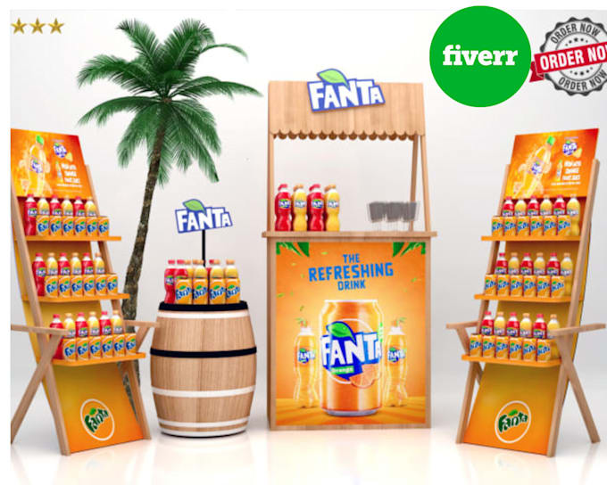 Design unique product display counter, logo on product by Digitallife2 ...