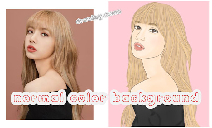 Draw minimal realistic for you by Minniimean | Fiverr