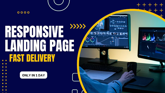 Design a landing page and html portfolio website by Daniyal_cdt | Fiverr