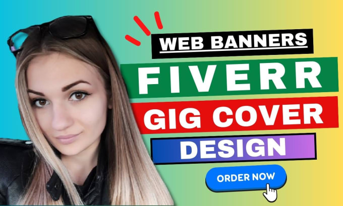 Design fiverr gig image website banner and custom thumbnail by Cora_7 ...