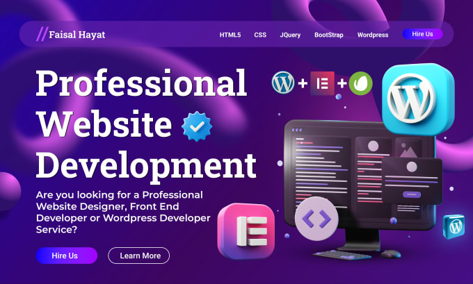 Customize, design, redesign, edit, update, revamp copy clone wordpress website by Faisal_hayat1 ...