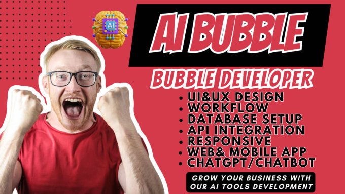 Bubble Developer Bubble App Ai Bubble Saas Website Openai Gpt4 Bubble Io Chatgpt By