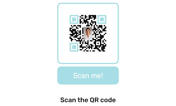 Create a digital business card with scannable qr code by Pglass2013 ...