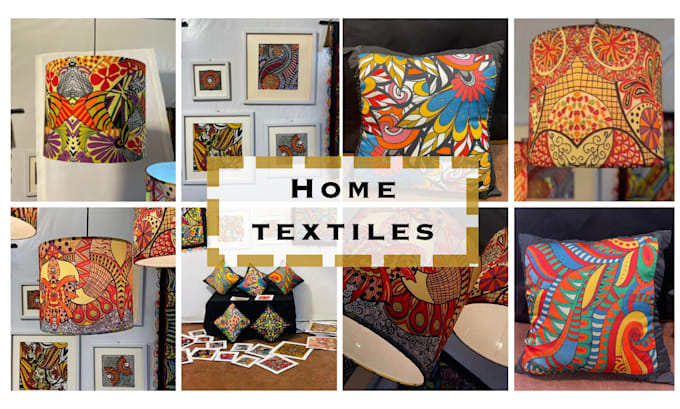 Design home textile surface patterns for you by Manahil105 | Fiverr