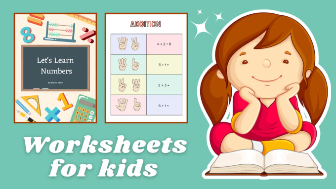 Design custom activity sheets and books for kids by Khushijoshi08 | Fiverr