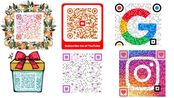 Generate a custom qr code design with logo in 5 min by Background55162 ...