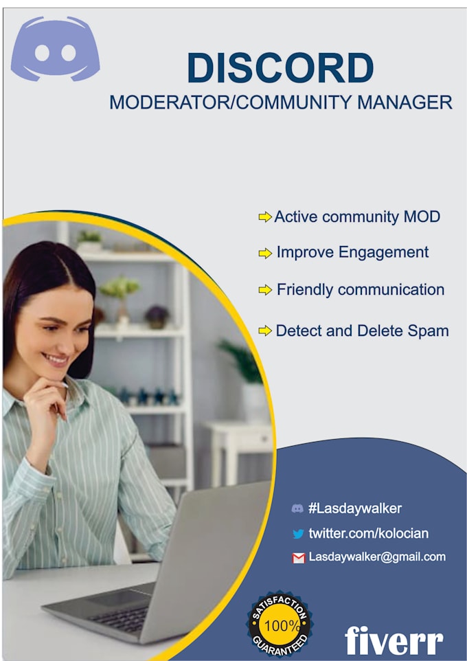 Be your discord moderator and community manager by Daywalkerlasveg | Fiverr
