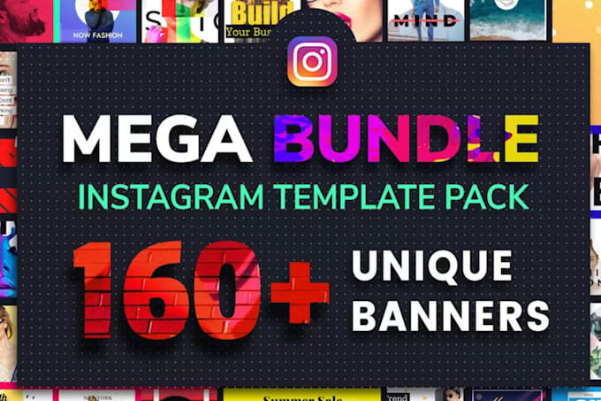 Give you mega pack instagram template pack by Mark_50 | Fiverr