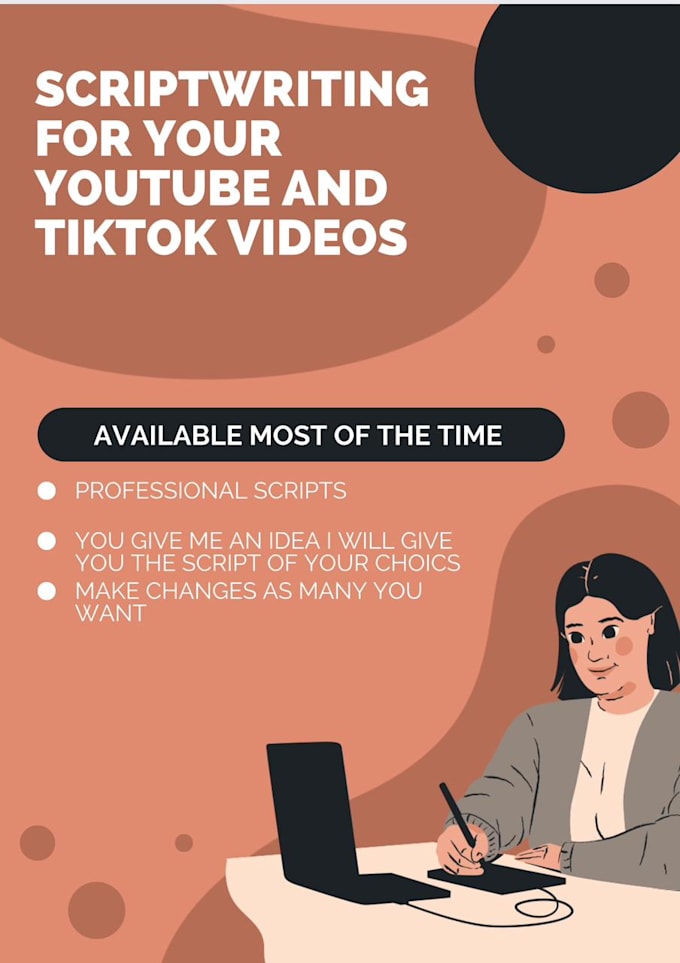 Create 3 creative scripts your tiktok and youtube videos by Yasirbhatti ...
