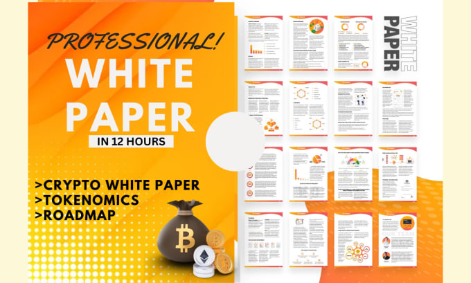 Design professional white paper, crypto whitepaper, tokenomics and ... Design professional white paper, crypto whitepaper, tokenomics and ...