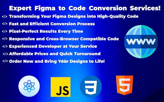 Convert psd to html or figma design to html reactjs website by Codegem ...