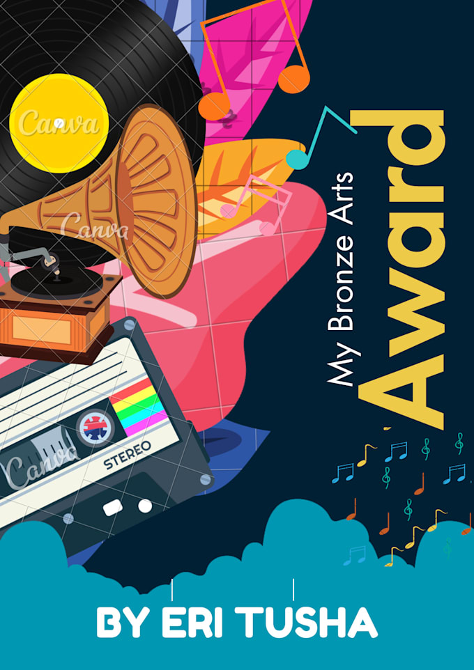 Create you a fantastic modern poster by Eritusha113 | Fiverr