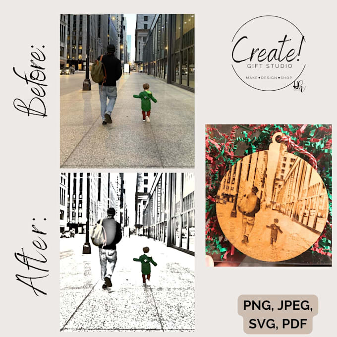 Prepare a photo for laser engraving by Eaharki | Fiverr