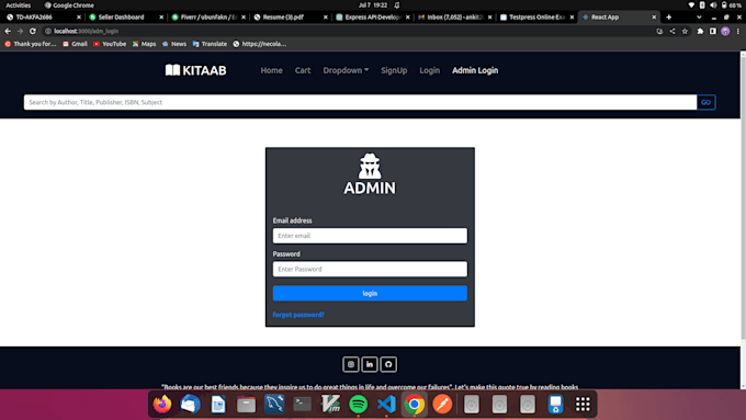 Make single page web application with mern stack by Ubunfakn | Fiverr