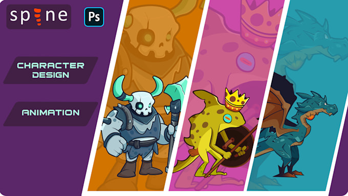 Create smooth 2d character animation in spine for your game by Vcteam07 ...