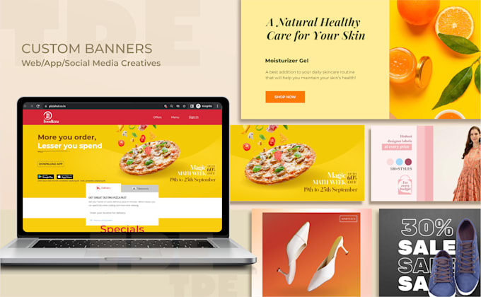 Design an eye catching website banner by Tde_graphics | Fiverr