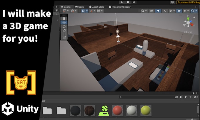 Create a 3d unity game for you by Petermelvon | Fiverr